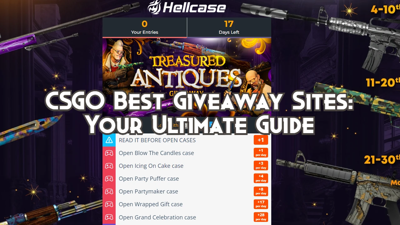 CS2 Best Giveaway Sites: Your Ultimate Guide - Playing History